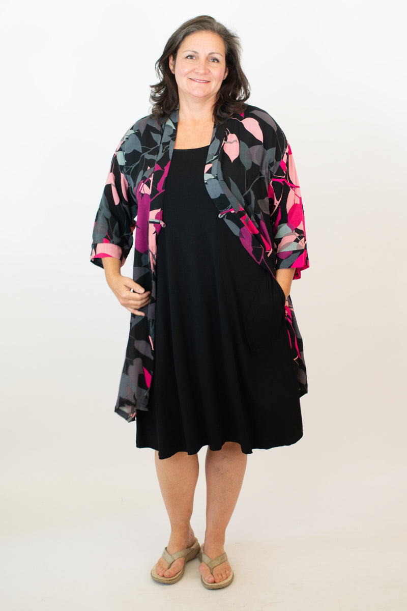 Margo Dress / Solid Noir – Laila Goddess